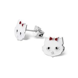 schmuck23 Silber Ohrringe 925 Katze 0,7 cm x 0,8 cm | Gr.: onesize
