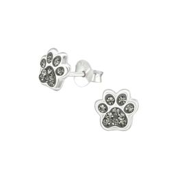 schmuck23 Silber Ohrringe 925 Pfote 0,7 cm x 0,8 cm | Gr.: onesize