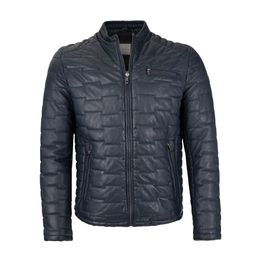Bugatti Stepplederjacke Lammnappa in Navy | Gr.: 56
