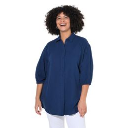 Angel of Style Hemdbluse in dunkelblau | Gr.: 50