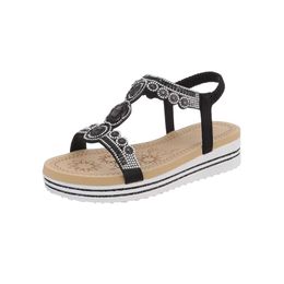 Ital-Design Sandale & Sandalette in Schwarz | Gr.: 39