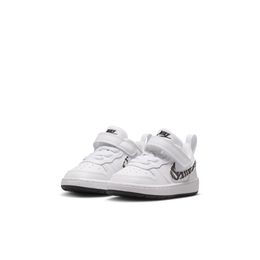 Nike Sportswear M&auml;dchen Sneaker "COURT BOROUGH PRT (TD)", Gr. 22wei&szlig;, schwarz, Synthetik, Schuhe, Design auf den Spuren des Air Force 1, f&uuml;r Kinder