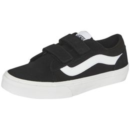 Vans Kinder Sneaker "Vero LS V", Gr. 27bzw, schwarz, wei&szlig;, Leder, Schuhe