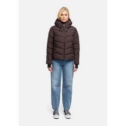 Marikoo Damen Winterjacke "Yukanii"choco, Gr. XXL, Obermaterial: 100% Polyester. Futter: 100% Polyester. Wattierung: 100% Polyester. &Auml;rmelfutter: