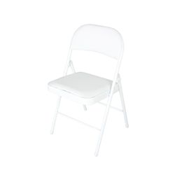 HTI-Living Klappstuhl Wedigo Kunstleder Wei&szlig;-Wei&szlig;