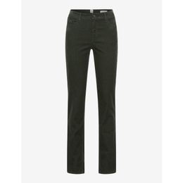 Brax Damen Cordhose Style MARY DEEP FOREST, dunkelgr&uuml;n, Gr. 46