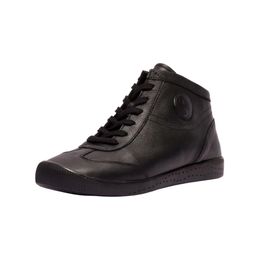Softinos Damen Sneaker "Softinos Sneaker Leder", Gr. 36schwarz, Leder, Schuhe