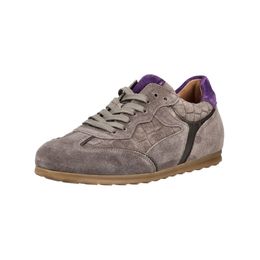 Gabor Damen Sneaker "Gabor Sneaker Veloursleder/Textil", Gr. 39taupe, Textil, Veloursleder, Schuhe