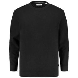 Jack & Jones Herren Gro&szlig;e Gr&ouml;&szlig;en | Jack&Jones Strickpullover aus Baumwolle Farbe schwarz Gr&ouml;&szlig;e: 3XL