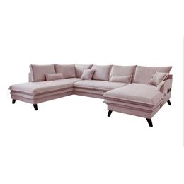 Miuform Wohnlandschaft mit Schlaffunktion Charming Charlie rosa/pink Ma&szlig;e (cm): B: 302 H: 90 &raquo; H&ouml;ffner