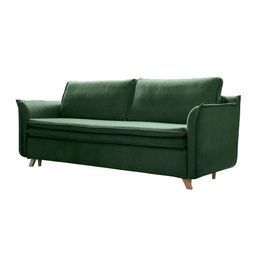 Miuform Einzelsofa mit Schlaffunktion Charming Charlie gr&uuml;n Ma&szlig;e (cm): B: 225 H: 85 &raquo; H&ouml;ffner