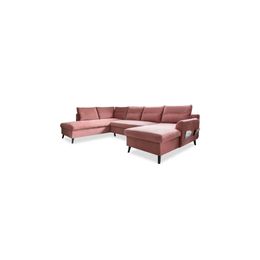 Miuform Wohnlandschaft mit Schlaffunktion Stylish Stan rosa/pink Ma&szlig;e (cm): B: 300 H: 90 &raquo; H&ouml;ffner