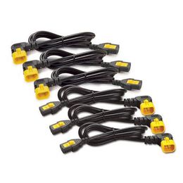 APC AP8706R-WW Stromkabel-Set (je 6), verriegelbar, C13 auf C14 (90 Grad), 1,8 m