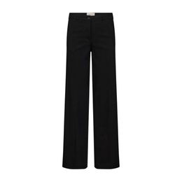 Freequent Damen Stoffhose "FQSOLVEJ-PANTS"schwarz, Gr. XXL, unifarben, Web, Obermaterial: 76% Viskose, 21% Polyamid, 3% Elasthan, Hosen, mit geradem