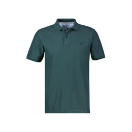 Lerros Herren Poloshirt "Poloshirt in gro&szlig;en Gr&ouml;&szlig;en aus Cool-&-Dry-Gewebe", gr&uuml;n, Gr. 5XL, 60% Baumwolle, 40% Polyester, Shirts