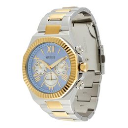 Guess Analog Watch male size One size Light blue / Gold / Black / Silver
