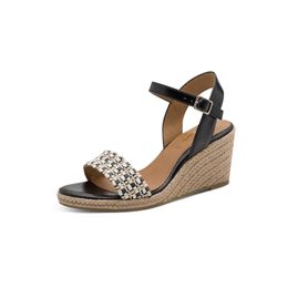 Tamaris Sandals female size 36 Beige / Black / White
