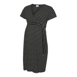 MAMALICIOUS Umstand Kleid 'MLAmia Tess' Damen Gr&ouml;&szlig;e 44 schwarz / wei&szlig; Sommerkleid