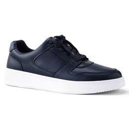 LANDS' END Leder-Sneaker, Herren, size: regular, Blau, Leder, by Lands' End