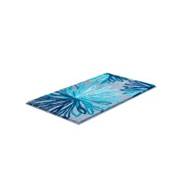 Grund Badematte, Blau, Gr. 50x60 cm - WC-Vorlage mit Ausschnitt, Badematten, Material: Polyacryl