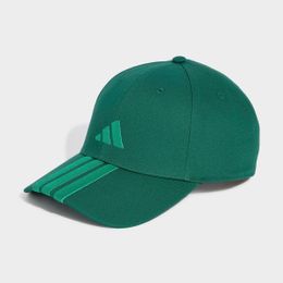 Damen Baseball Cap "3-STREIFEN NEW LOGO"collegiate gr&uuml;n, court gr&uuml;n, adidas Performance, Baumwolle, Caps