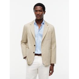 Tommy Hilfiger Herren Sakko "Premium Line Tech-Cotton Performance Anzug"sandalwood, Gr. 50, Web, Obermaterial: 100% Baumwolle, Sakkos, Premium Casual