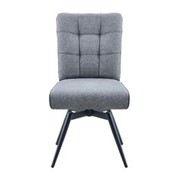 Hela Stuhl Tomar S Anthrazit XL Sitzbreite 360 Grad drehbar ca. 49x93x67 cm
