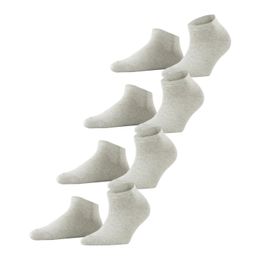 Esprit Damen Sneakersocken "Solid", Gr. 36storm grau, Baumwollmischung, unifarben, Socken, Einheitsgr&ouml;&szlig;e 36-41, geripptes B&uuml;ndchen, unifarben, Basic