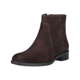 Geox Damen Stiefelette "Geox Stiefelette Veloursleder", Gr. 39dunkelbraun, Veloursleder, Schuhe