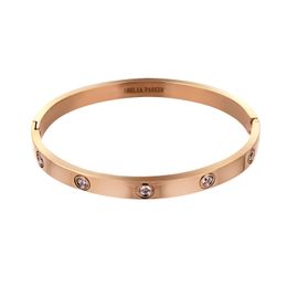 AMELIA PARKER Damen Armband "AB009R", -, Edelstahlrose gold, Edelstahl, Armb&auml;nder