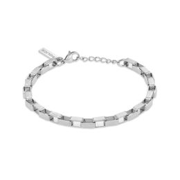 Police Herren Armband "Player", 21,5cm, Edelstahl, silber, Edelstahl, Armb&auml;nder