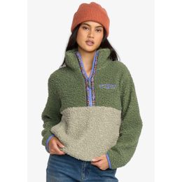 Billabong Damen Strickfleece-Pullover "HORIZON MOCK NECK"treehugger, Gr. XL, Fleece, Obermaterial: 100% Polyester, Pullover, aus Strickfleece, mit