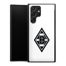 DeinDesign Galaxy S22 Ultra Handy Silikon H&uuml;lle Case schwarz Handyh&uuml;lle Logo Borussia M&ouml;nchengladbach Gladbach