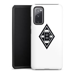 DeinDesign Galaxy S20 FE 5G Handy Panzer Handyh&uuml;lle robuste Outdoor H&uuml;lle Schutzh&uuml;lle gl&auml;nzend Logo Borussia M&ouml;nchengladbach Gladbach Tough Case