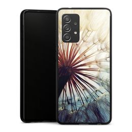 DeinDesign Galaxy A52s 5G Handy Silikon H&uuml;lle Case schwarz Handyh&uuml;lle Photography Flowers Dandelion