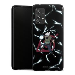 DeinDesign Galaxy A52s 5G Handy Silikon H&uuml;lle Case schwarz Handyh&uuml;lle Kakashi Naruto Shippuden Official Licensed Product