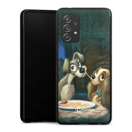 DeinDesign Galaxy A52s 5G Handy Silikon H&uuml;lle Case schwarz Handyh&uuml;lle Official Licensed Product Disney Lady And The Tramp