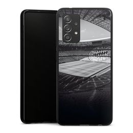 DeinDesign Galaxy A52s 5G Handy Silikon H&uuml;lle Case schwarz Handyh&uuml;lle Fc Bayern M&uuml;nchen Fcb Stadium