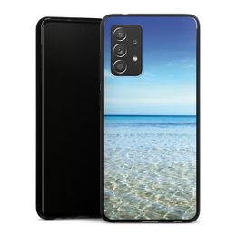 DeinDesign Galaxy A52s 5G Handy Silikon H&uuml;lle Case schwarz Handyh&uuml;lle Urlaub Ocean Sky