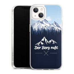 DeinDesign iPhone 13 Handy Silikon H&uuml;lle Case transparent Handyh&uuml;lle Wanderlust Sky Mountain Silikon Case