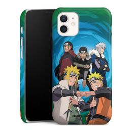 DeinDesign iPhone 12 mini Handy Premium Case Smartphone Handyh&uuml;lle Schutzh&uuml;lle gl&auml;nzend Hokage Naruto Shippuden Official Licensed Product Premium Case