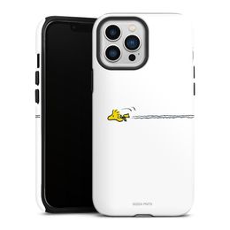 DeinDesign iPhone 13 Pro Max Handy Panzer Handyh&uuml;lle robuste Outdoor H&uuml;lle Schutzh&uuml;lle matt Peanuts Official Licensed Product Children Tough Case