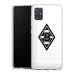 DeinDesign Galaxy A51 Handy Silikon H&uuml;lle Case transparent Handyh&uuml;lle Logo Borussia M&ouml;nchengladbach Gladbach Silikon Case