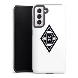 DeinDesign Galaxy S21 5G Handy Panzer Handyh&uuml;lle robuste Outdoor H&uuml;lle Schutzh&uuml;lle matt Logo Borussia M&ouml;nchengladbach Gladbach Tough Case