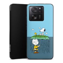 DeinDesign Xiaomi 13T Pro Handy Silikon H&uuml;lle Case schwarz Handyh&uuml;lle Peanuts Children Snoopy