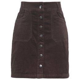 Gina Benotti Damen Cord-Rock mit Zierknopfleiste