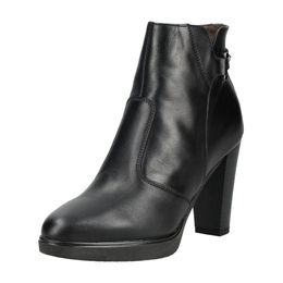 Nero Giardini Damen High-Heel-Stiefelette "Nero Giardini Stiefelette Leder", Gr. 41schwarz, Leder, Schuhe