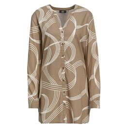 Gina Benotti Damen Longbluse mit Turn-up-&Auml;rmeln