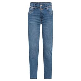 Gina Damen Slim-Jeans mit Used-Waschung