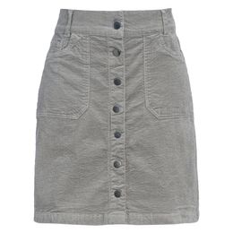 Gina Benotti Damen Cord-Rock mit Zierknopfleiste